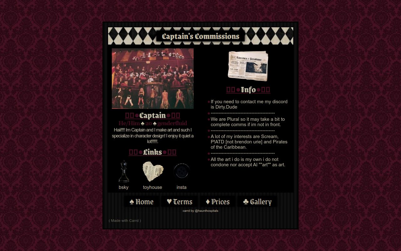 Captain's Commissions